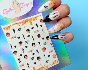 NCT 127 2 Baddies NCT Waterslide Nail Decals NCT Nail Art - Etsy