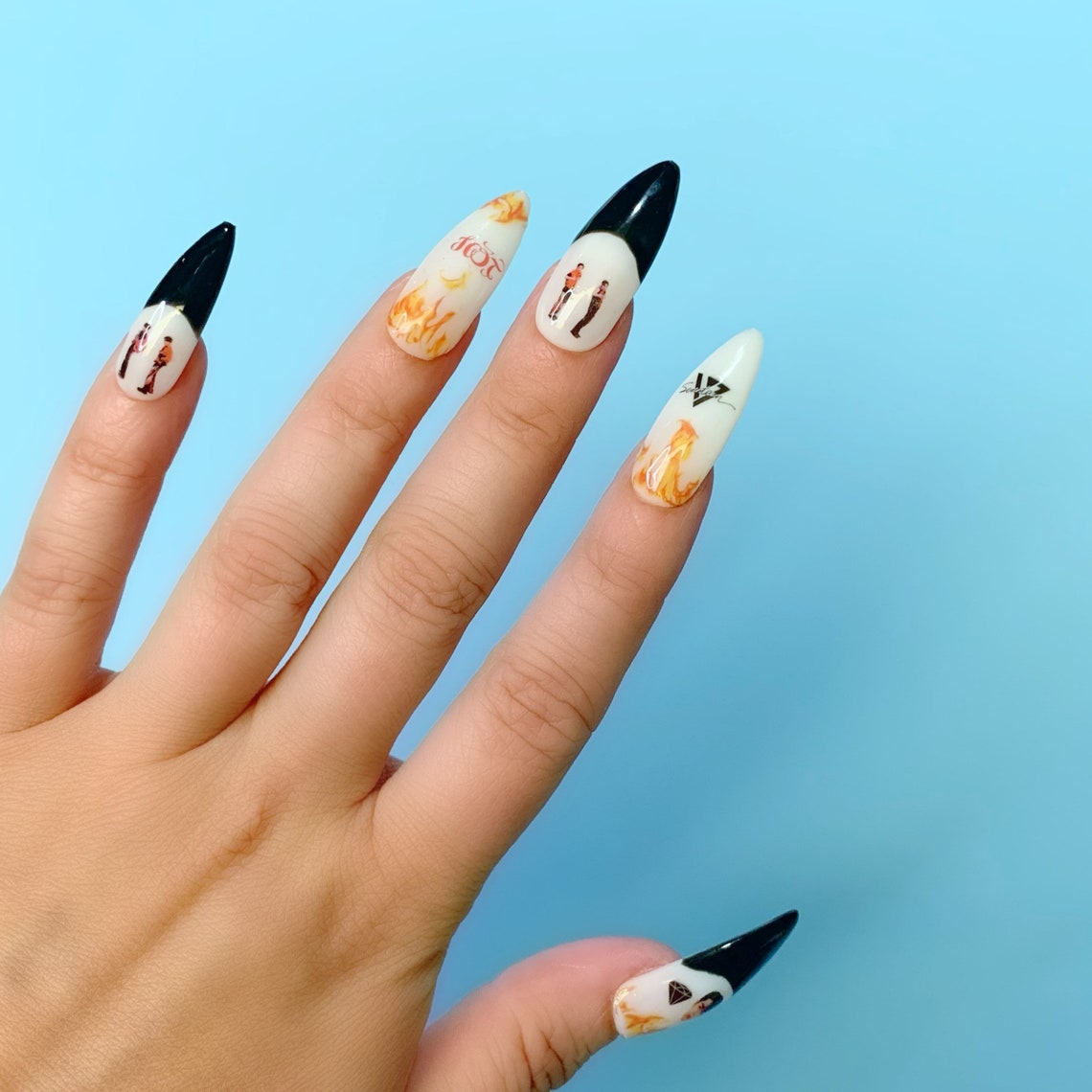 Seventeen Hot Seventeen Waterslide Nail Decals SVT Nail Art - Etsy