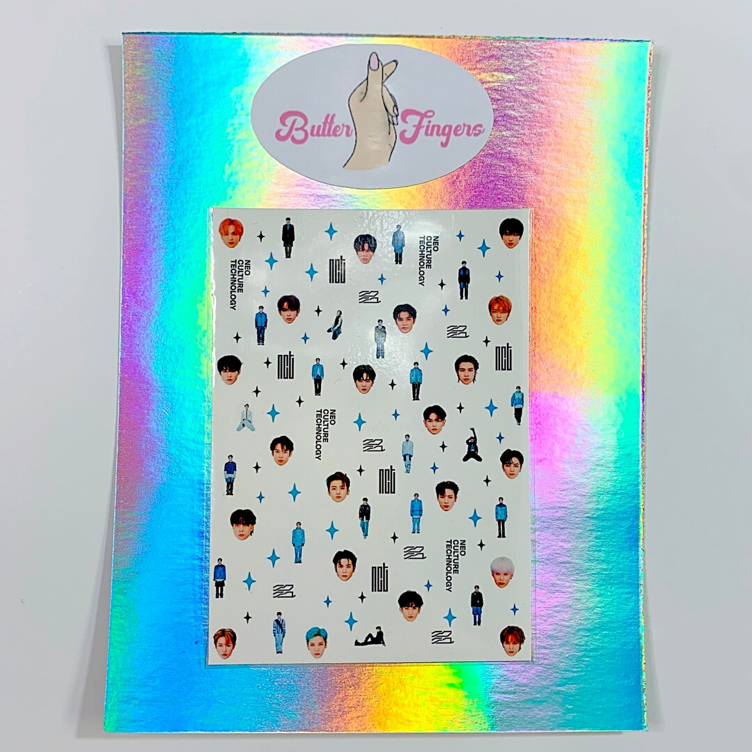 NCT 2021 Universe| Version 2| NCT Waterslide Nail Decals| NCT Nail Art ...