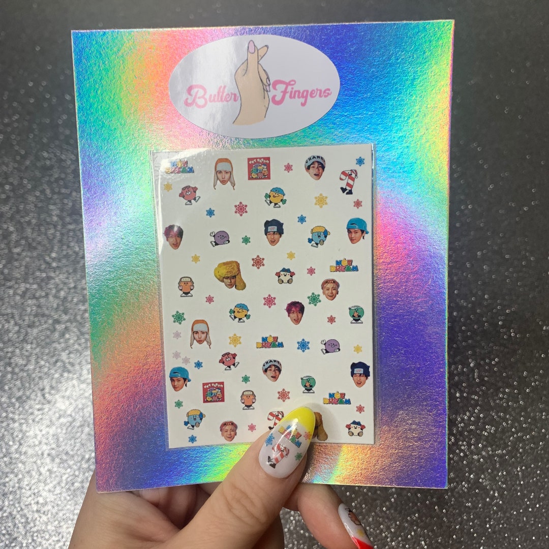 NCT Dream Candy| NCT Dream Waterslide Nail Decals| NCT Nail Art| Kpop ...