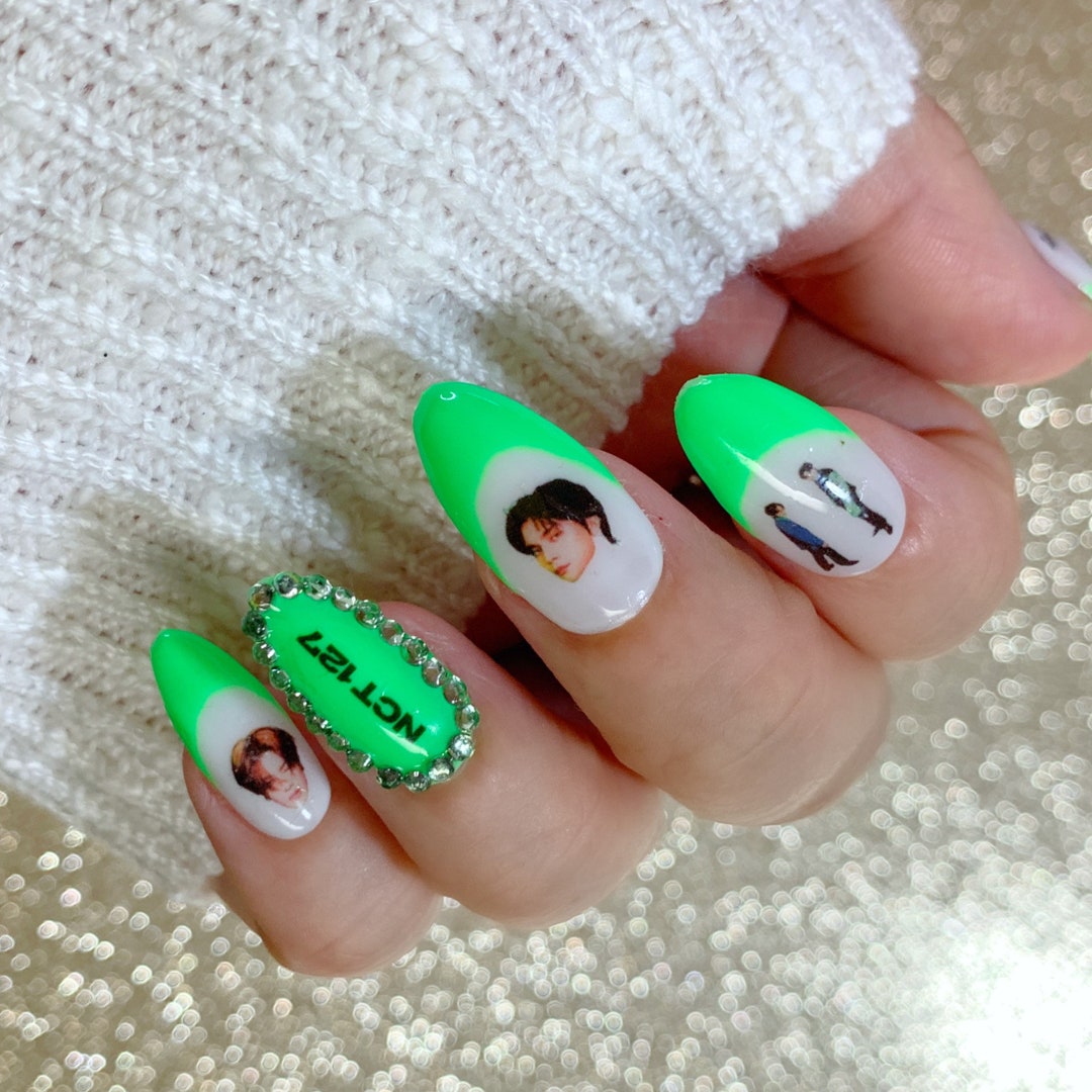 NCT 127 Sticker| NCT Waterslide Nail Decals| NCT Nail Art| Kpop Nail ...
