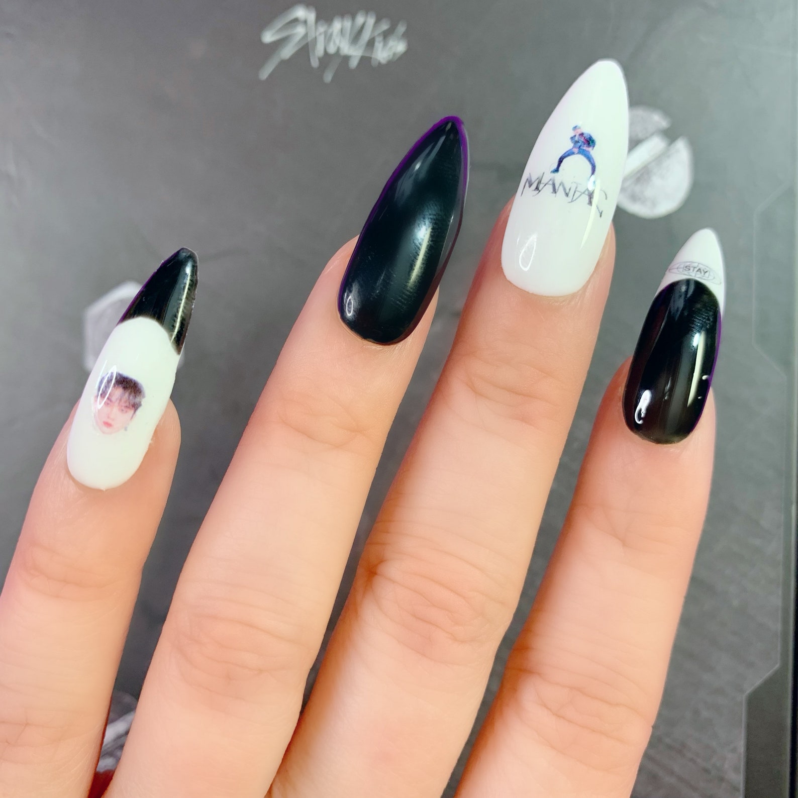 Stray Kids Maniac Stray Kids Waterslide Nail Decals SKZ Nail - Etsy