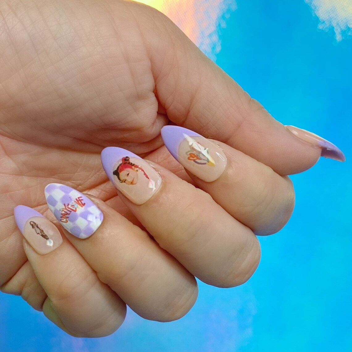 Itzy Crazy in Love/ itzy Waterslide Nail Decals/ Itzy Nail - Etsy España