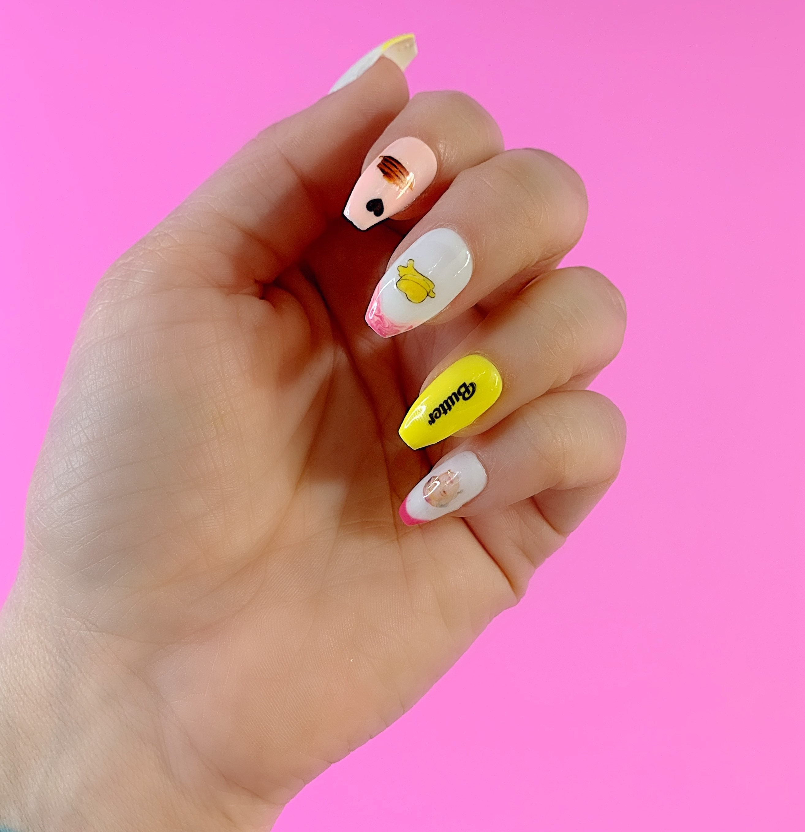 BTS Butter Version 2 BTS Waterslide Nail Decals BTS Nail - Etsy