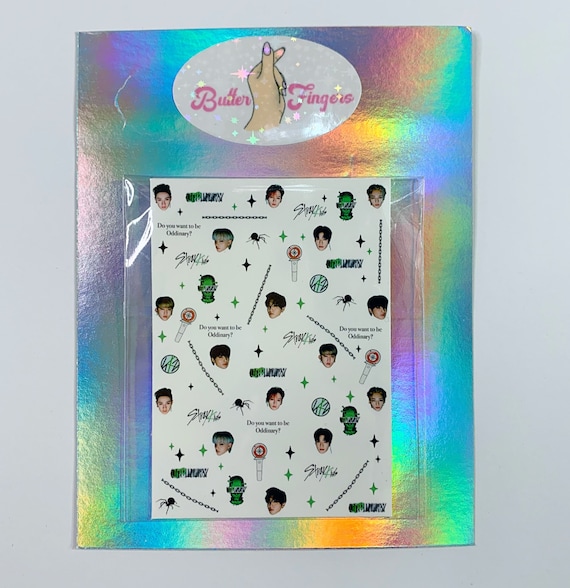 Stray Kids ODDINARY Stray Kids Waterslide Nail Decals SKZ - Etsy