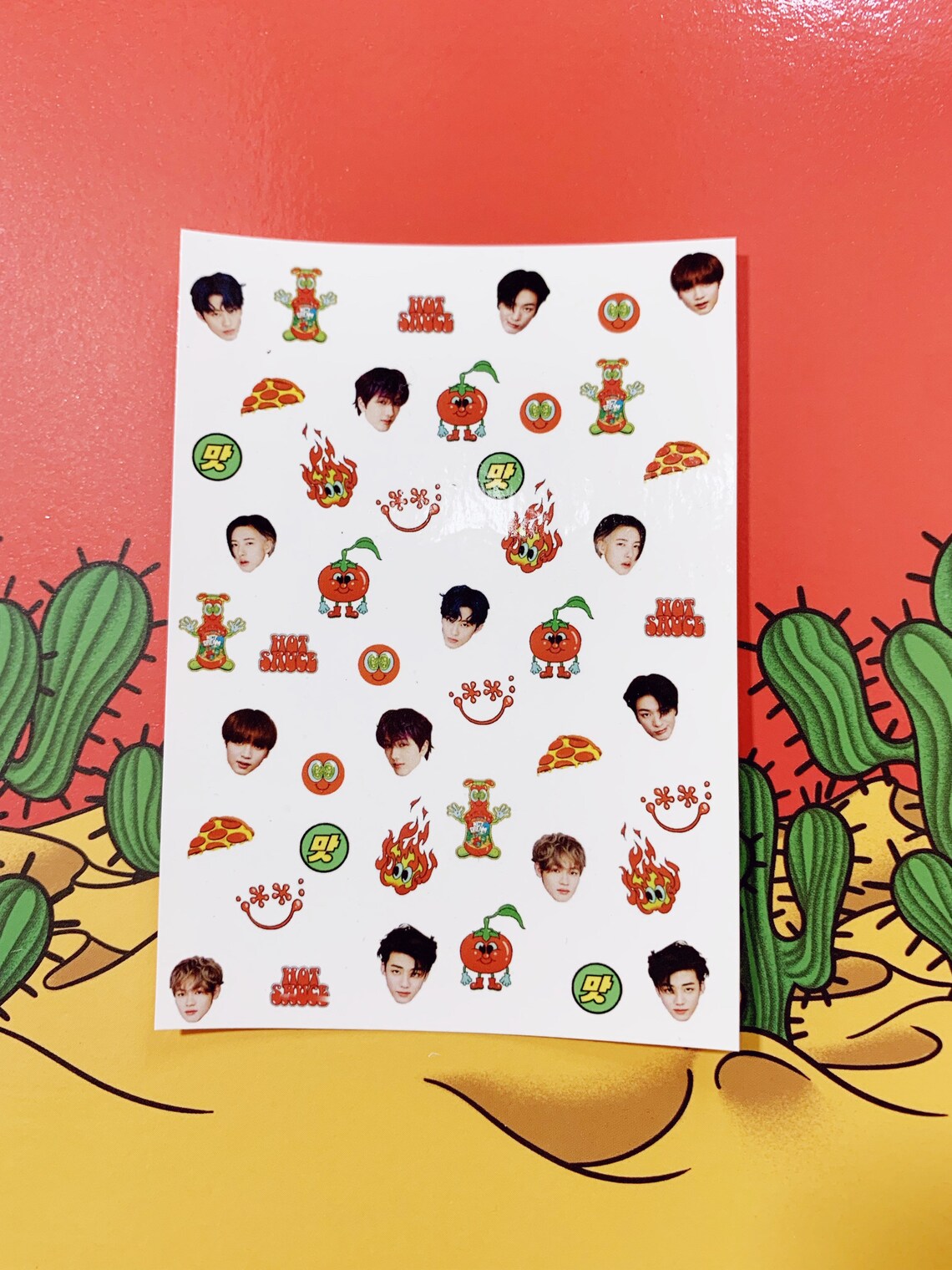 NCT Dream Hot Sauce NCT Dream Waterslide Nail Decals NCT | Etsy