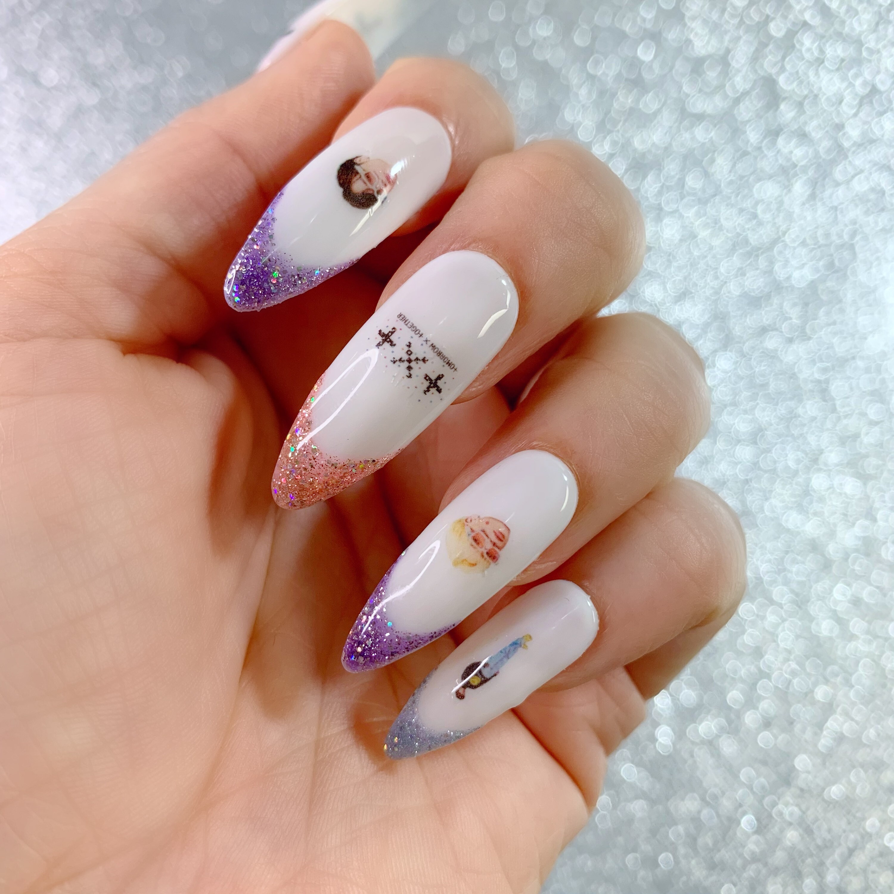 TXT Blue Hour Txt Waterslide Nail Decals TXT Nail Art Kpop - Etsy