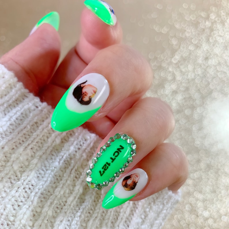 NCT 127 Sticker NCT Waterslide Nail Decals NCT Nail Art - Etsy