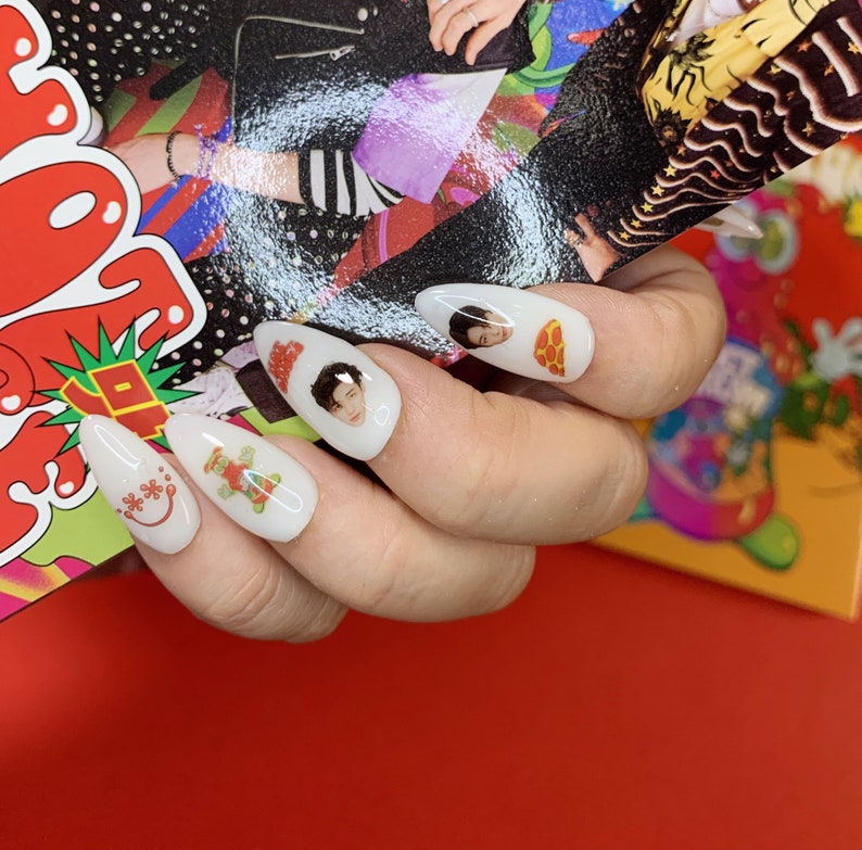 NCT Dream Hot Sauce| NCT Dream Waterslide Nail Decals| NCT Nail Art ...