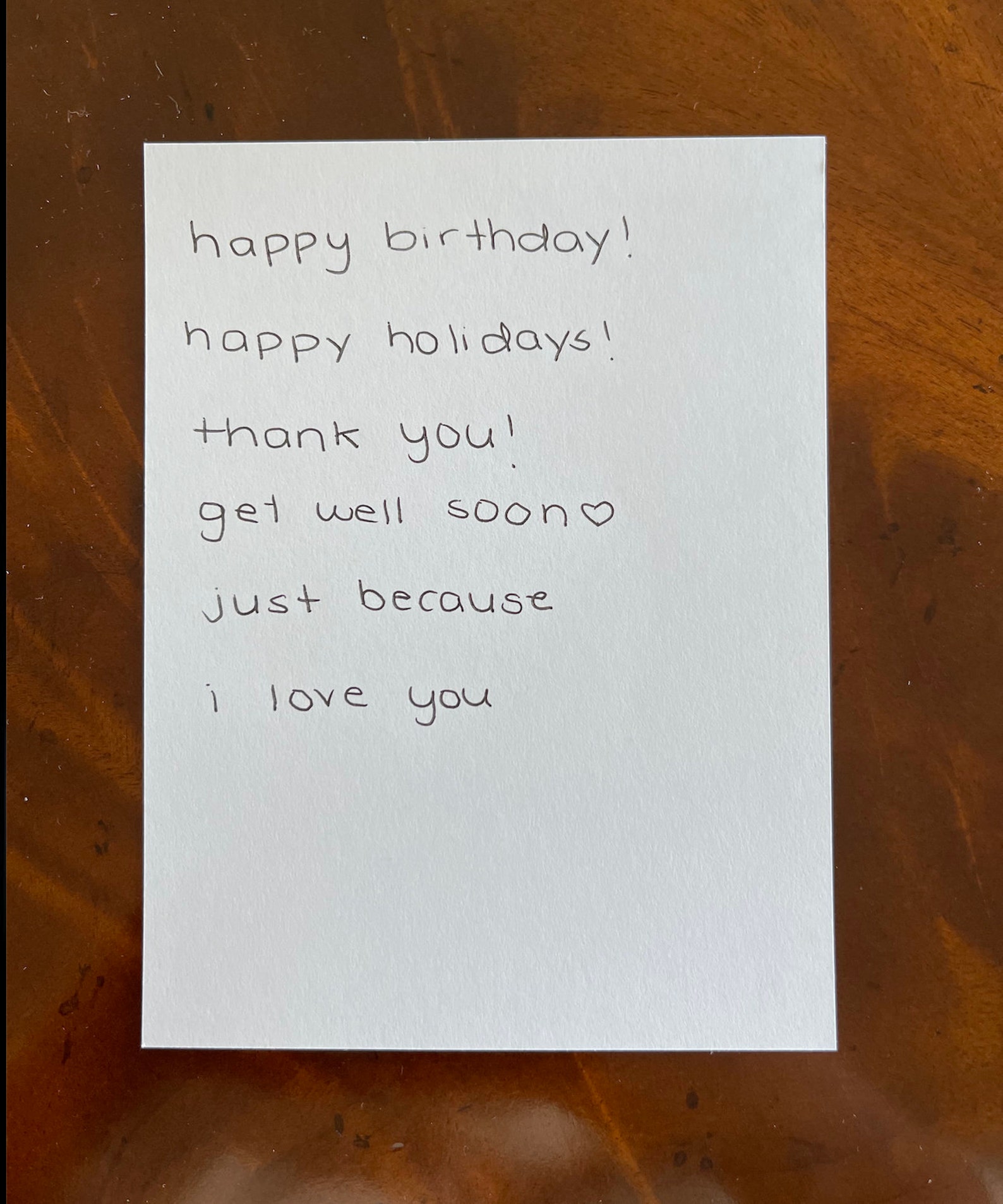 Handwritten card for any occasionPastel card with matching | Etsy