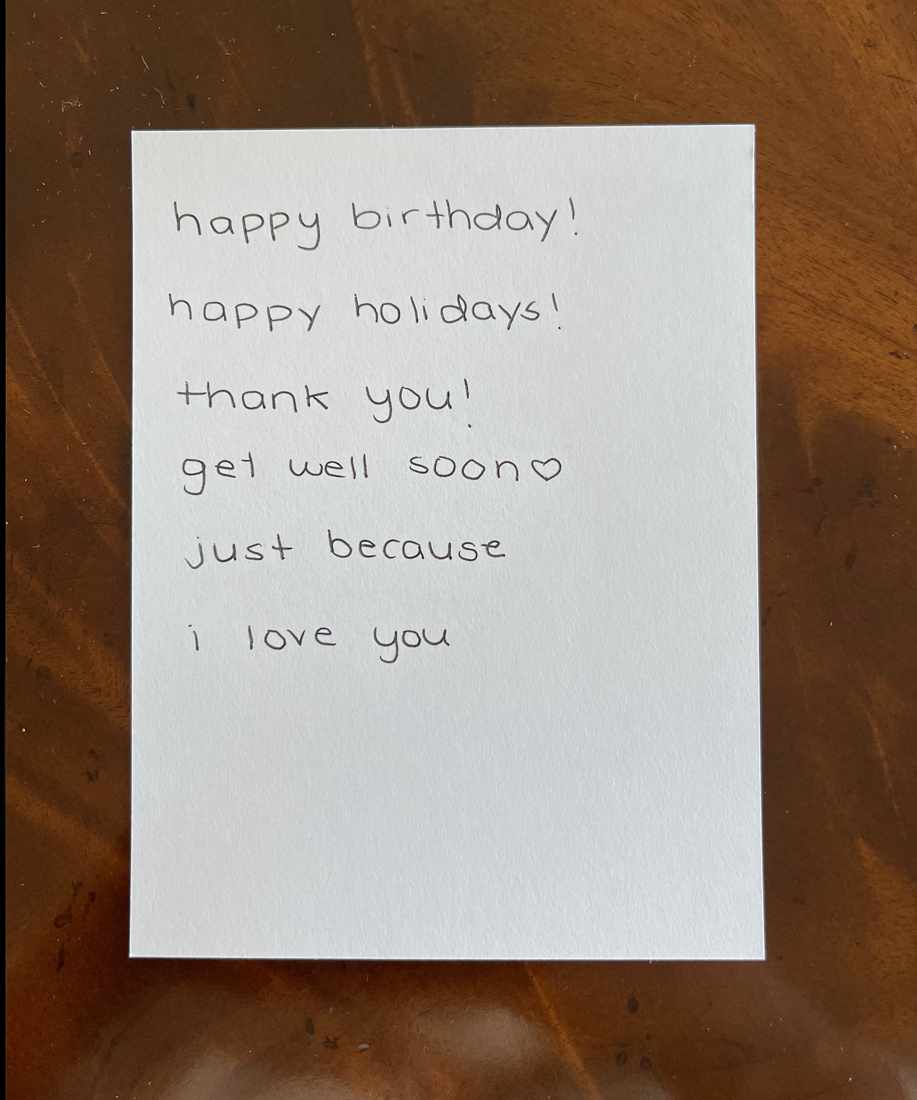 Handwritten card for any occasionPastel card with matching | Etsy