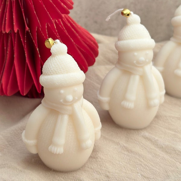 Snowman Candle - Etsy