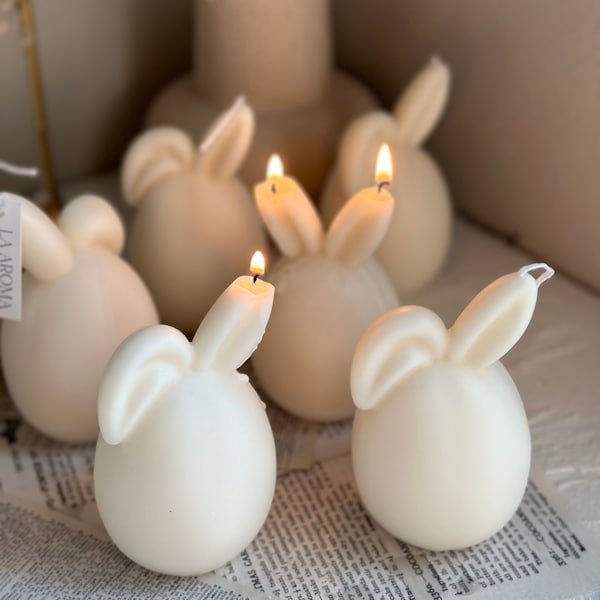 Bunny Candle - Etsy