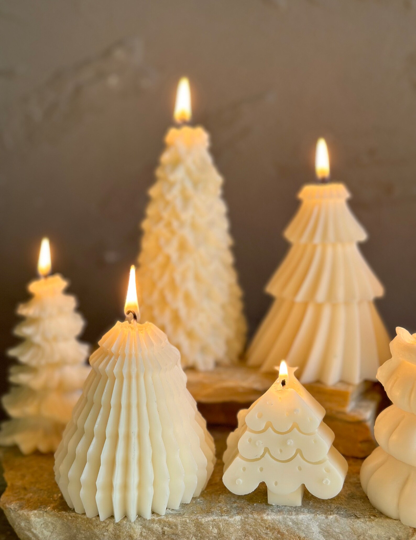 Fraser Fir Scented Christmas Tree Candles: Hand-poured Soy Wax - Etsy