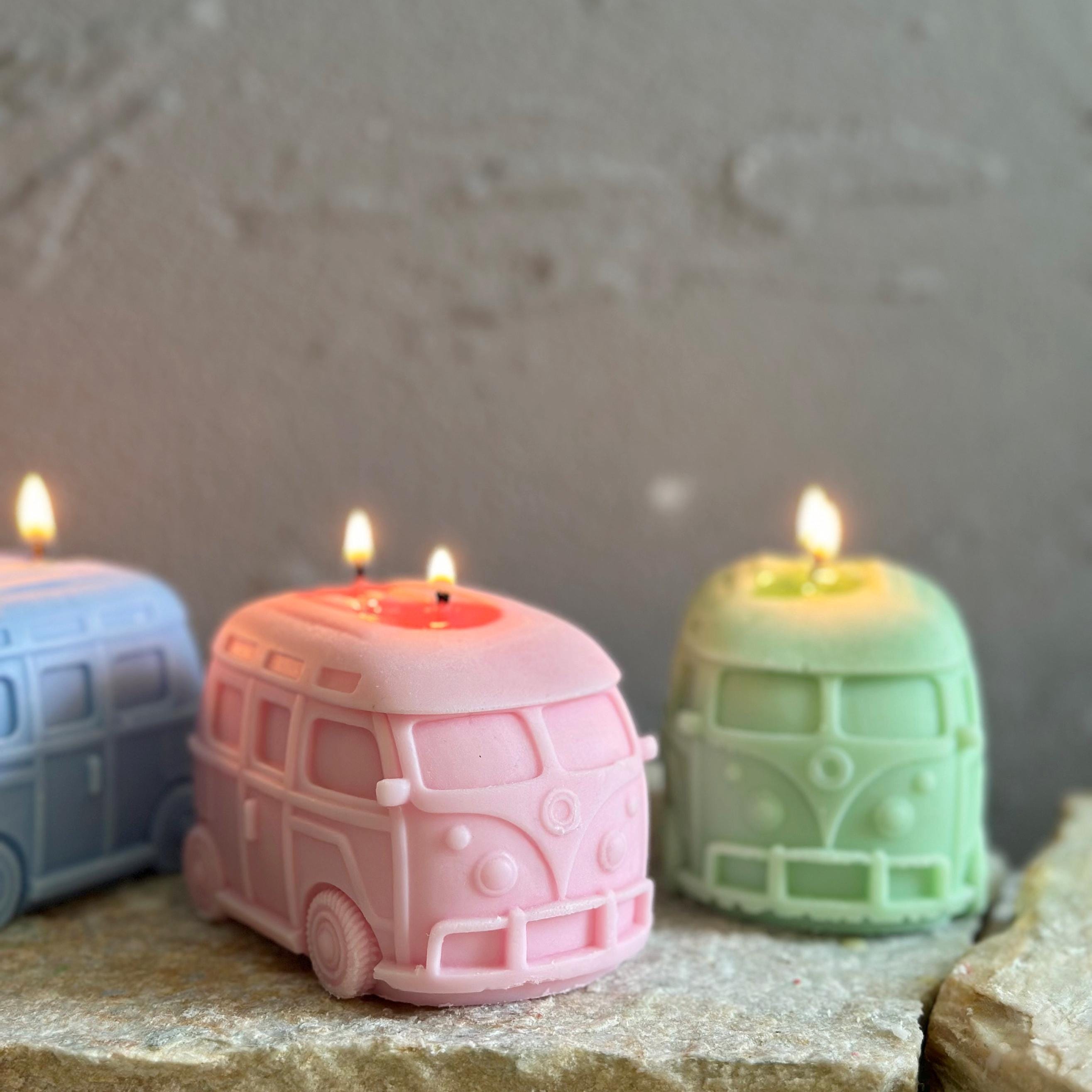Hippie Bus Candle: Handmade Soy Wax, Scented Home Decor - Etsy
