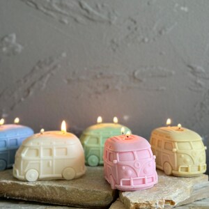 Hippie Bus Candle: Handmade Soy Wax, Scented Home Decor - Etsy