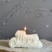 Undyed Merry Christmas Candle: Hand-poured Soy Wax - Etsy