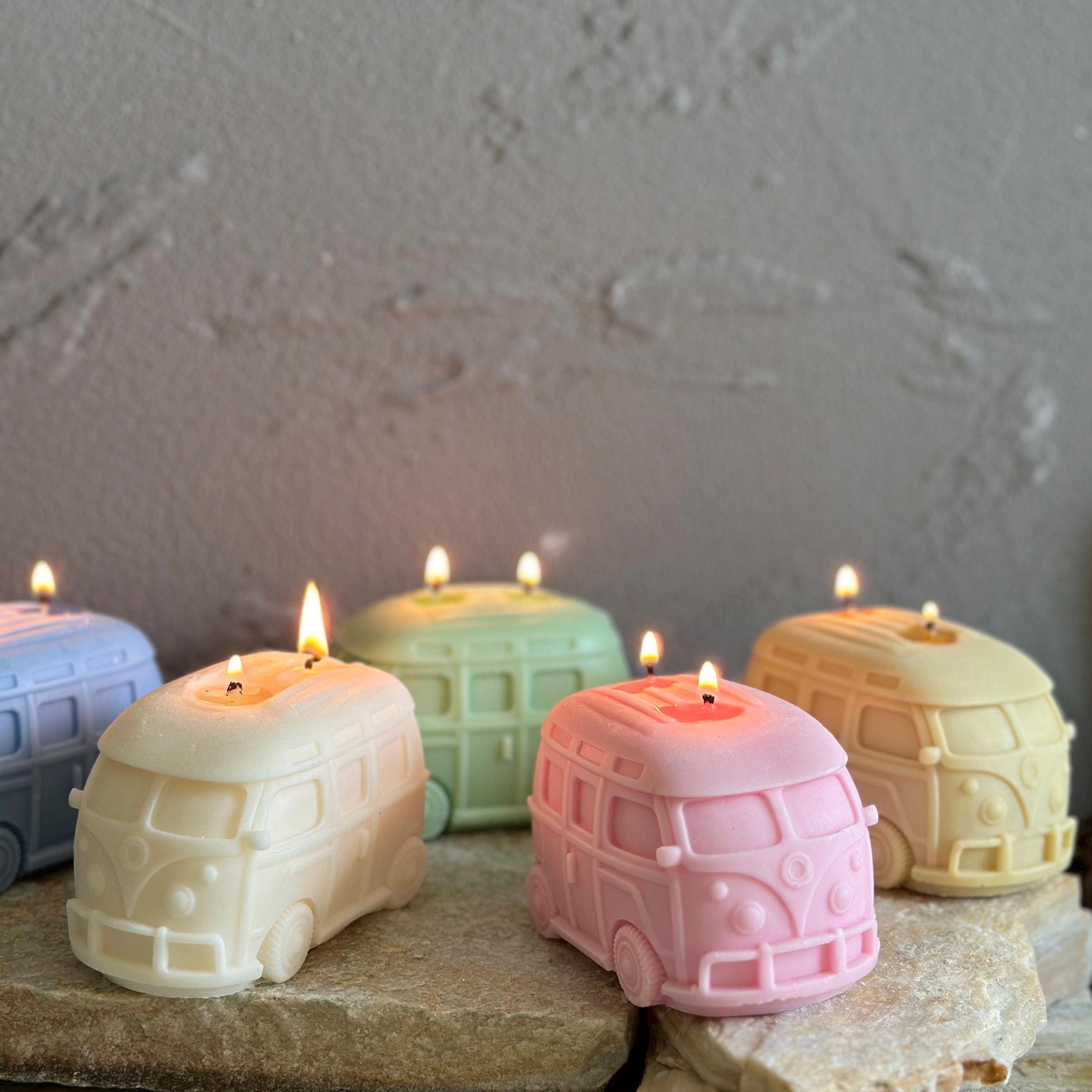 Hippie Bus Candle: Handmade Soy Wax, Scented Home Decor - Etsy