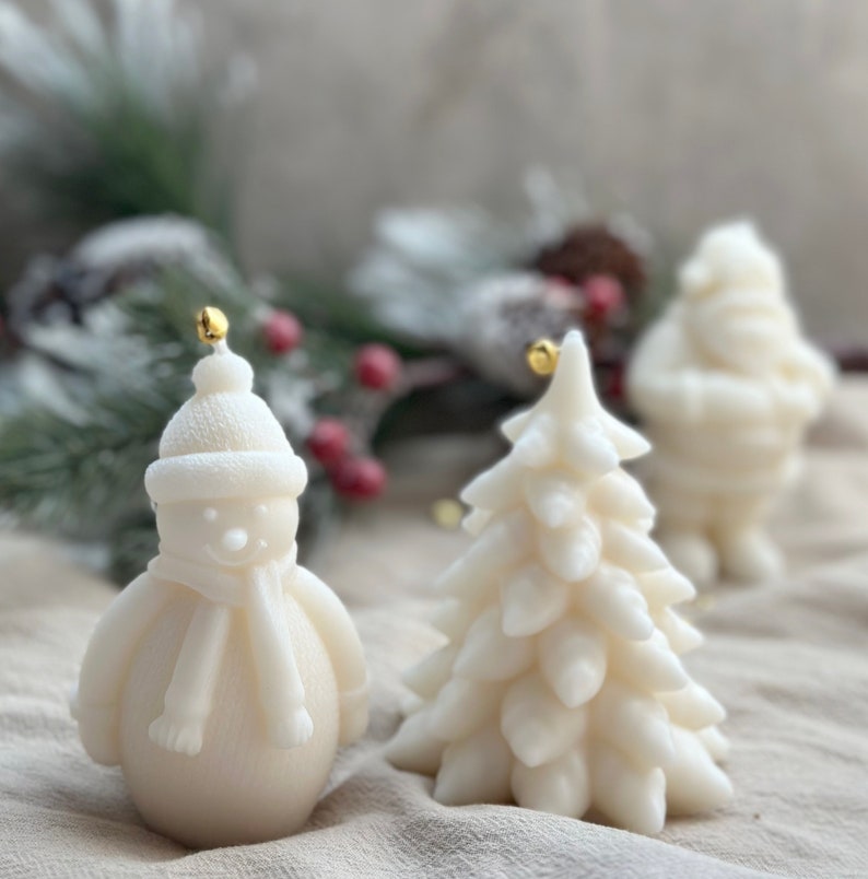 Fraser Fir Scented Christmas Tree Candle: Hand-poured Soy Wax - Etsy
