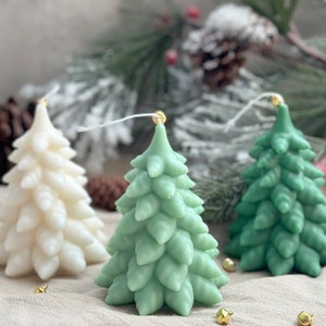 Fraser Fir Scented Christmas Tree Candle: Hand-poured Soy Wax - Etsy