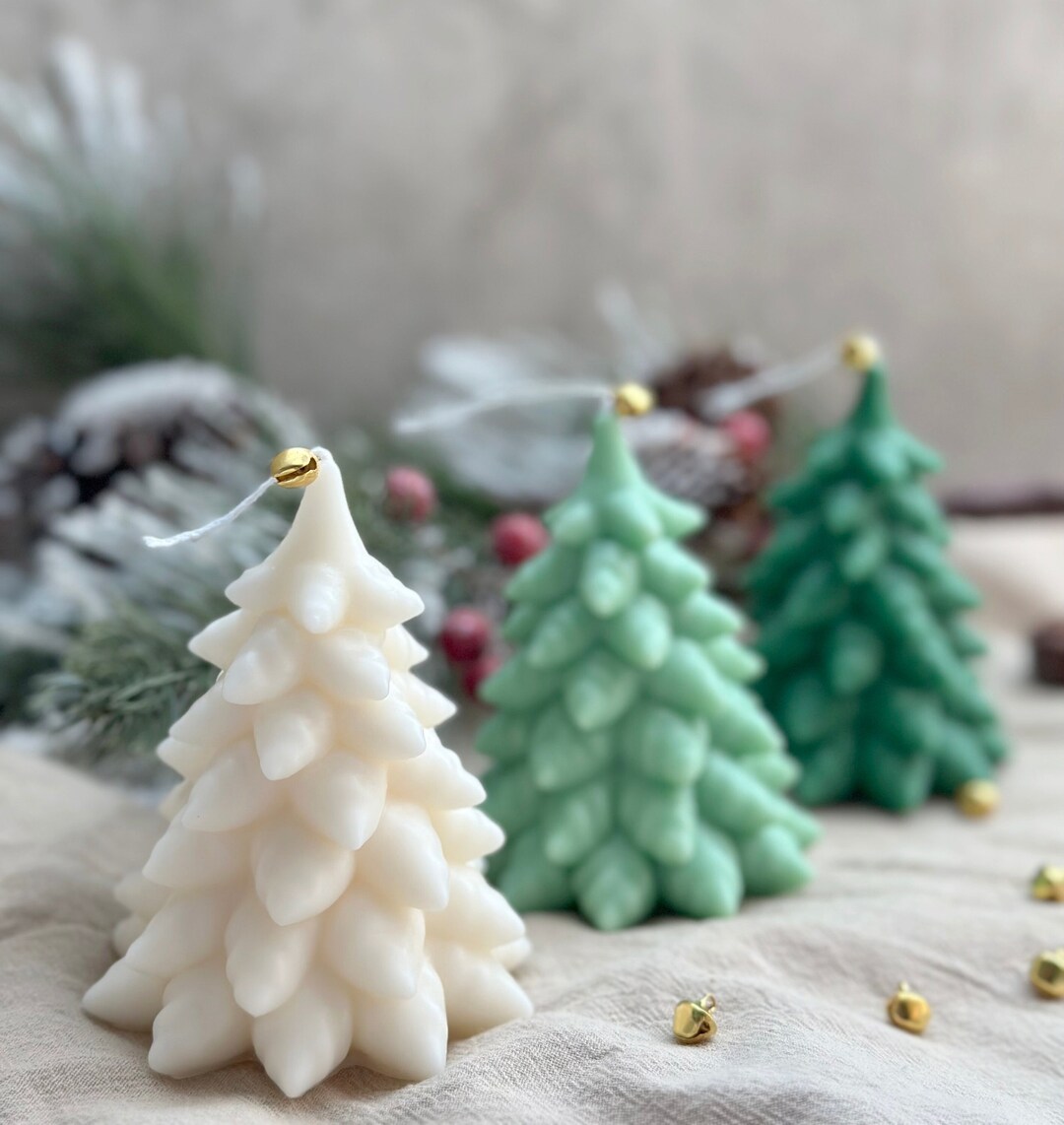Fraser Fir Scented Christmas Tree Candle: Hand-poured Soy Wax - Etsy