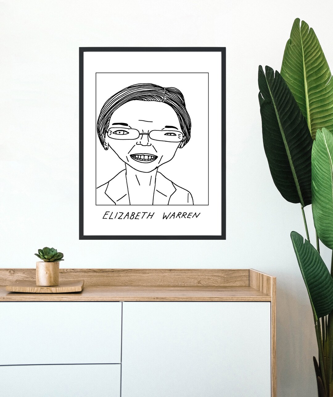 Badly Drawn Celebs - Elizabeth Warren - Poster / Druck - KAUFEN 2 ...