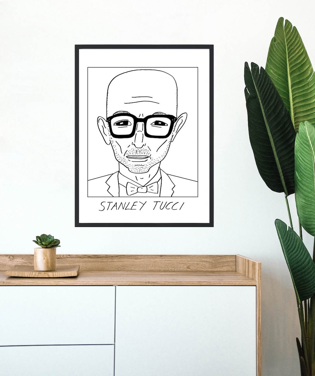 Badly Drawn Celebs - Stanley Tucci - Poster / Print - BUY 2 GET 3RD ...