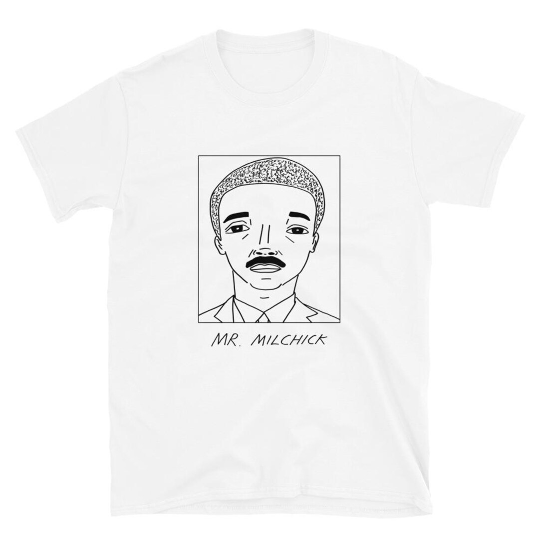 Badly Drawn Celebrities - Mr Milchick - Severance - Unisex T-shirt ...