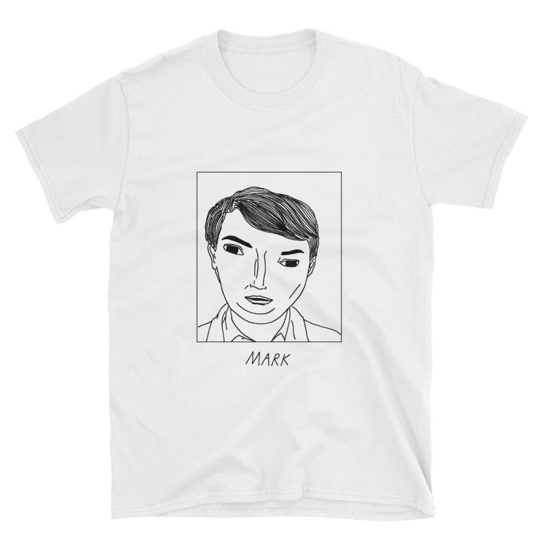 Badly Drawn Celebrities - Mark Corrigan - Peep Show - Unisex T-shirt ...