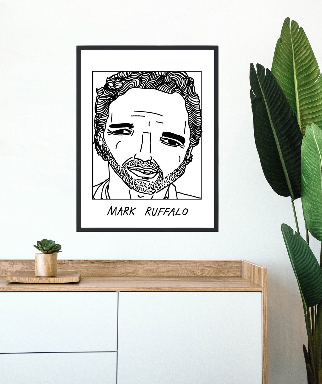 Badly Drawn Celebs - Mark Ruffalo - Poster / Print - BUY 2 GET 3RD FREE ...