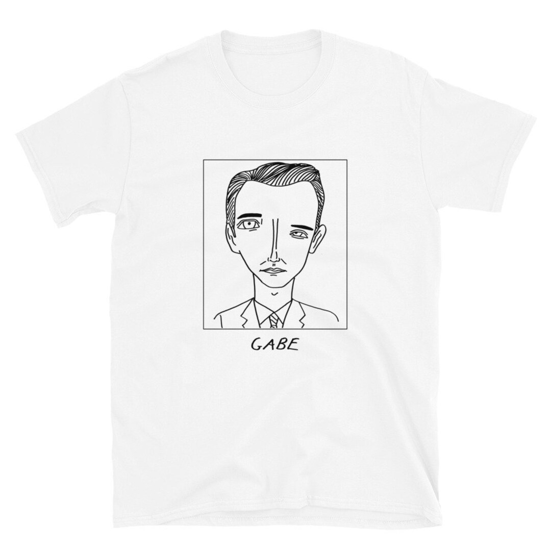 Badly Drawn Celebrities - Gabe Lewis - the Office - Unisex T-shirt ...