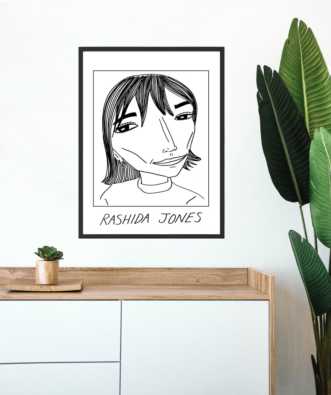 Badly Drawn Celebs Rashida Jones Poster / Print BUY 2 GET 3RD FREE Free ...