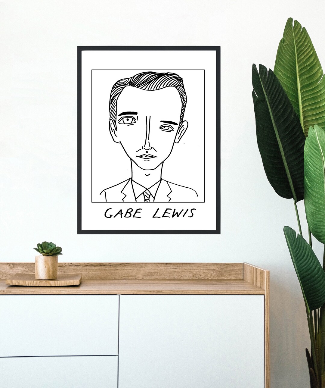 Badly Drawn Celebs - Gabe Lewis - the Office - Poster / Print - BUY 2 ...