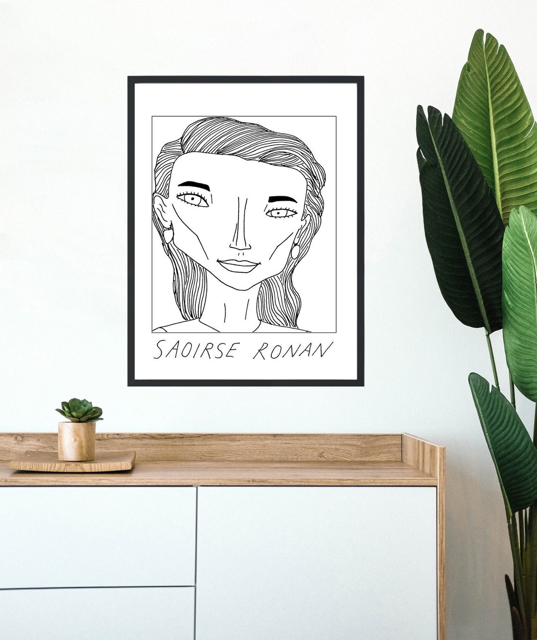 Badly Drawn Celebs - Saoirse Ronan - Poster / Print - BUY 2 GET 3RD ...