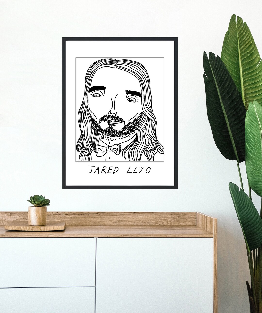 Badly Drawn Celebs Jared Leto Poster / Print BUY 2 GET 3RD FREE Free ...