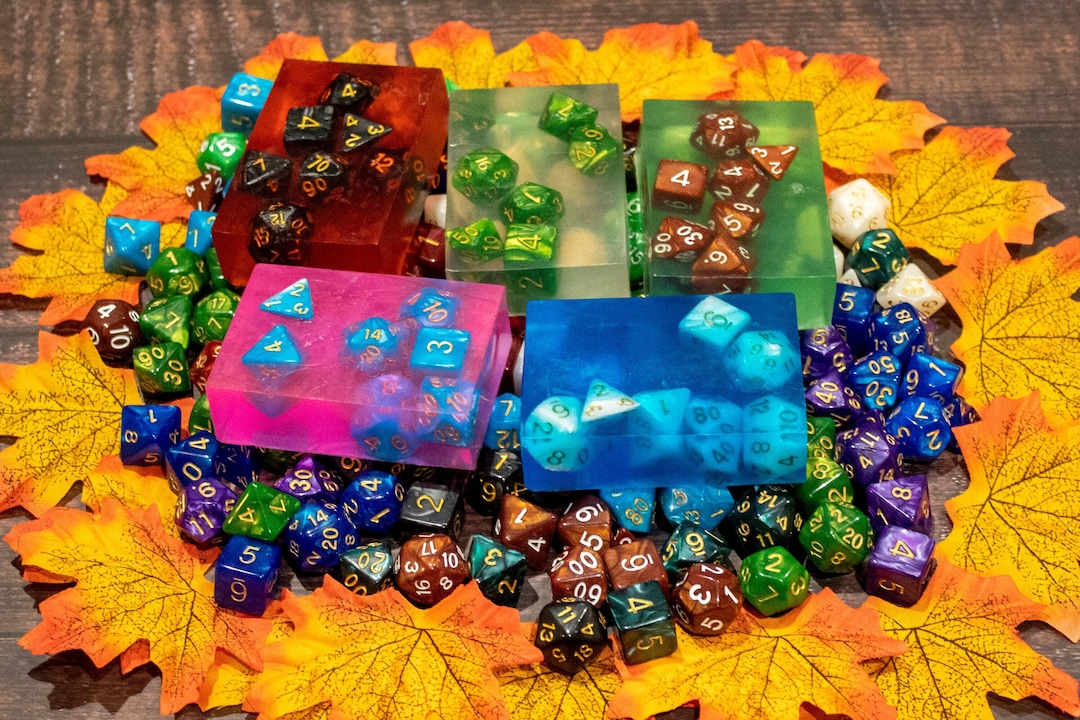 Gelatinous Dice Soap!- Inspired by Dnd and Rpgs! - Free Mystery Dice ...