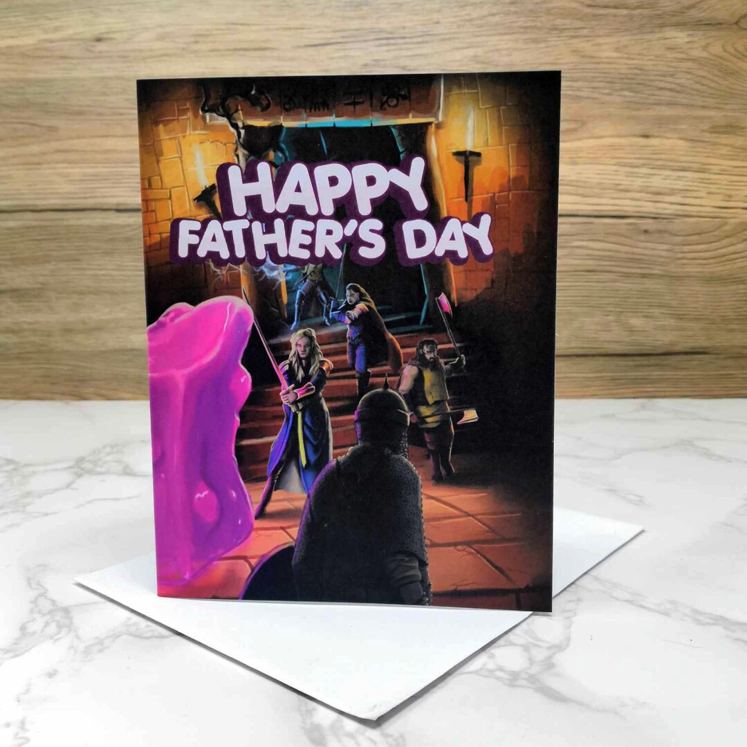Dnd Father's Day Card - Dnd Themed Card ! | Dungeons and Dragons ...