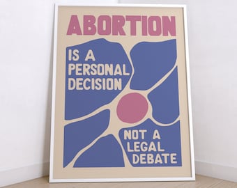 Pro Choice Poster - Etsy