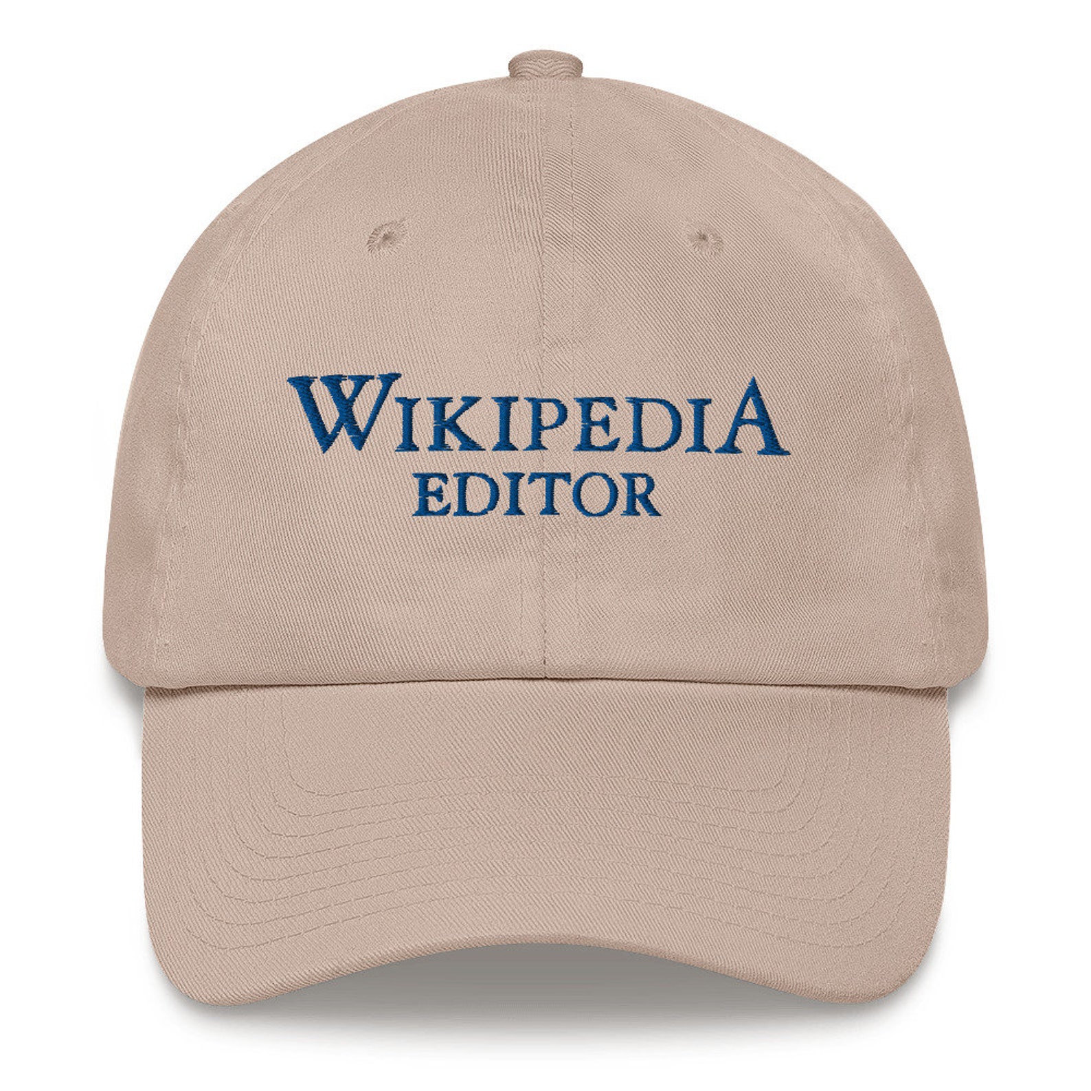 Wikipedia Editor Hat Funny Embroidered Baseball Cap Meme Hat Internet ...