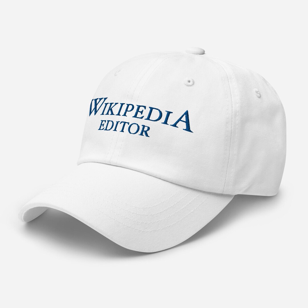 Funny Wikipedia Editor Baseball Cap Meme Hat Internet Nerdy Gifts Geek ...