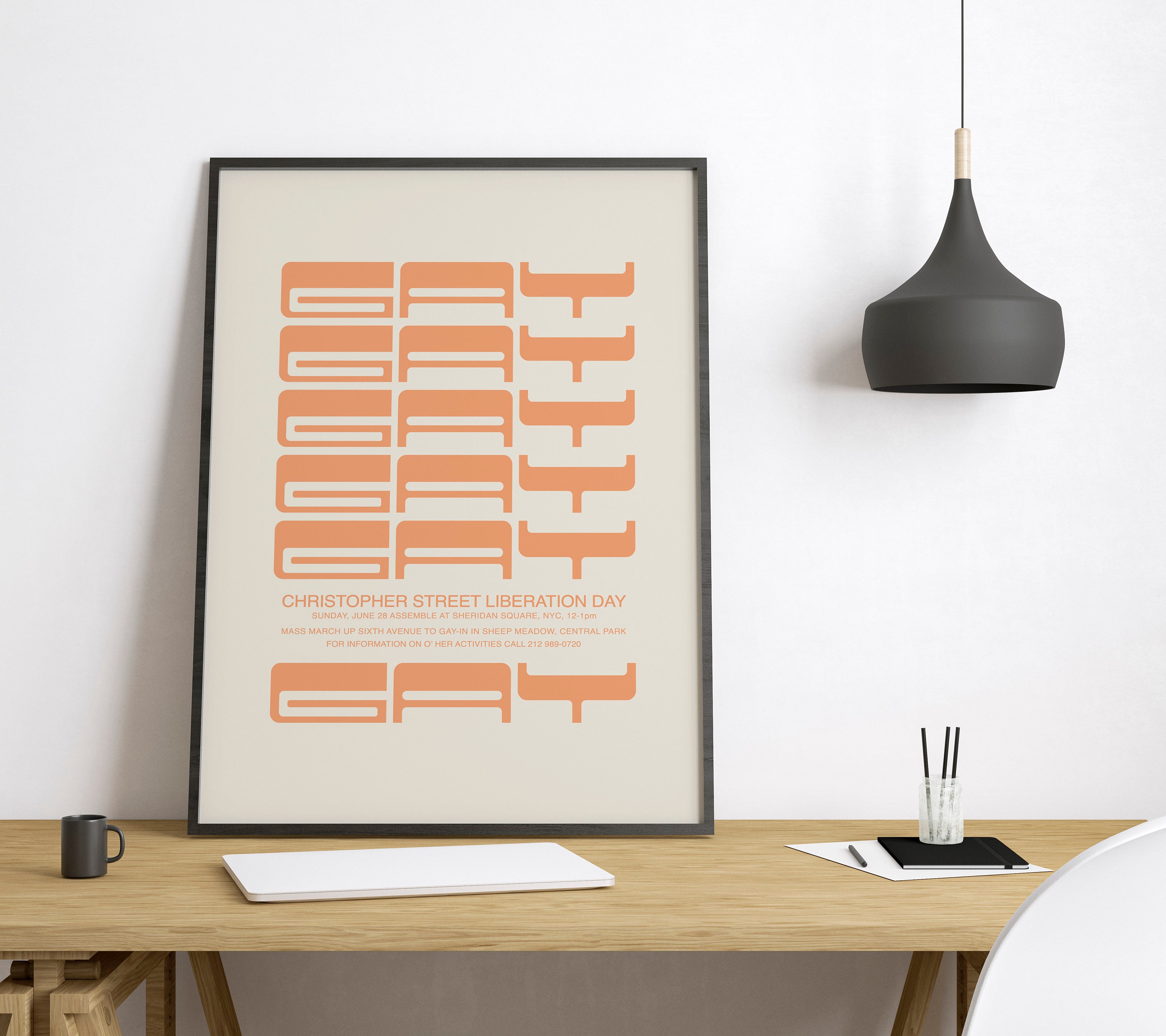 Mid Century Modern Gay Art INSTANT DOWNLOAD Print Queer Art - Etsy