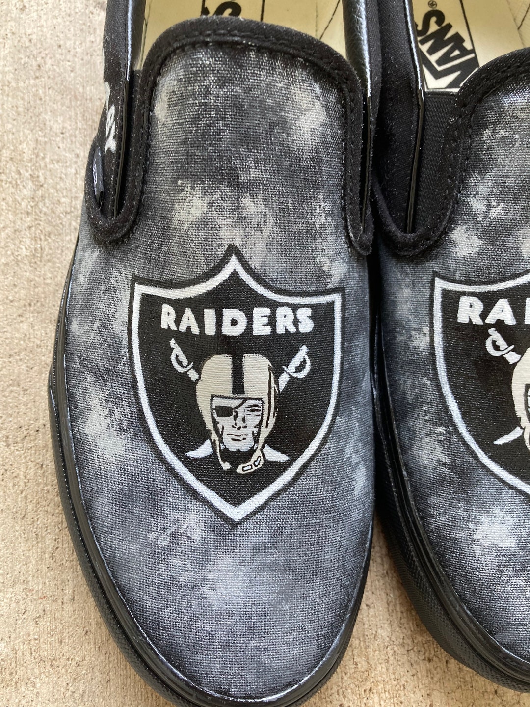 CUSTOM Football Vans | Customizable Sports Team Slip-on Shoes Men’s ...