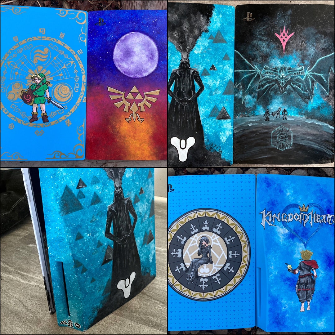 CUSTOM Painted PS5 Plates / Personalized Handpainted Digital or Disc ...