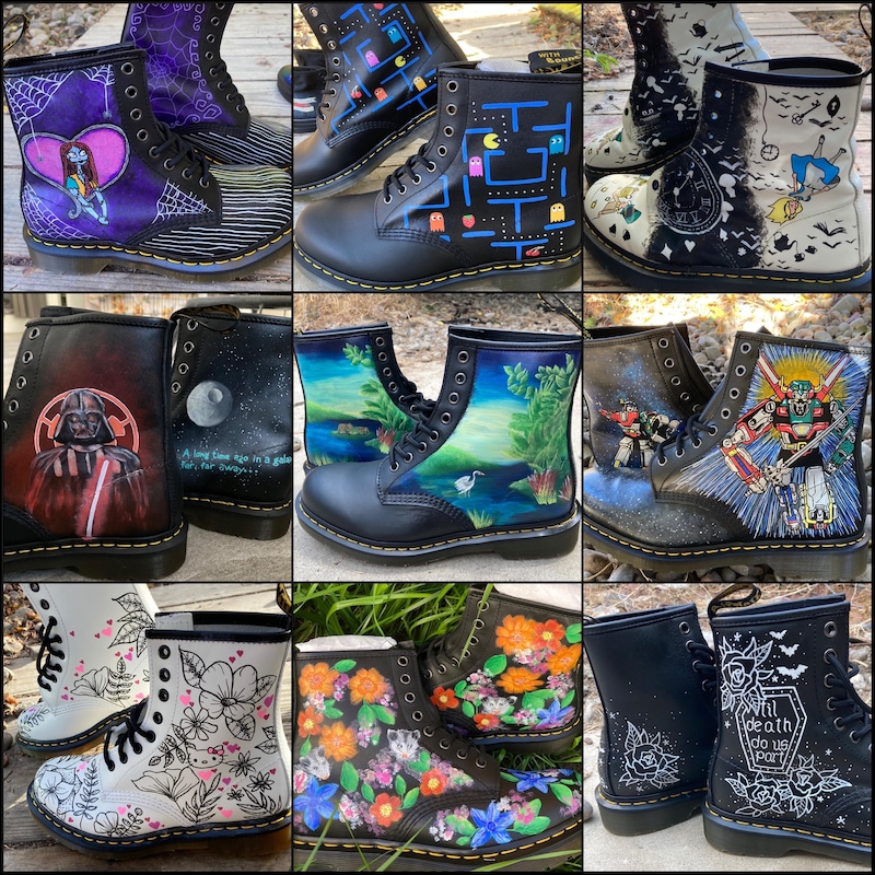 Dr.martens Customized - Etsy