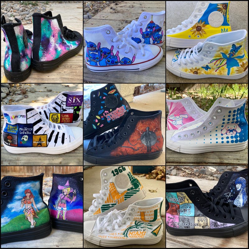 Birthday Custom Converse - Etsy