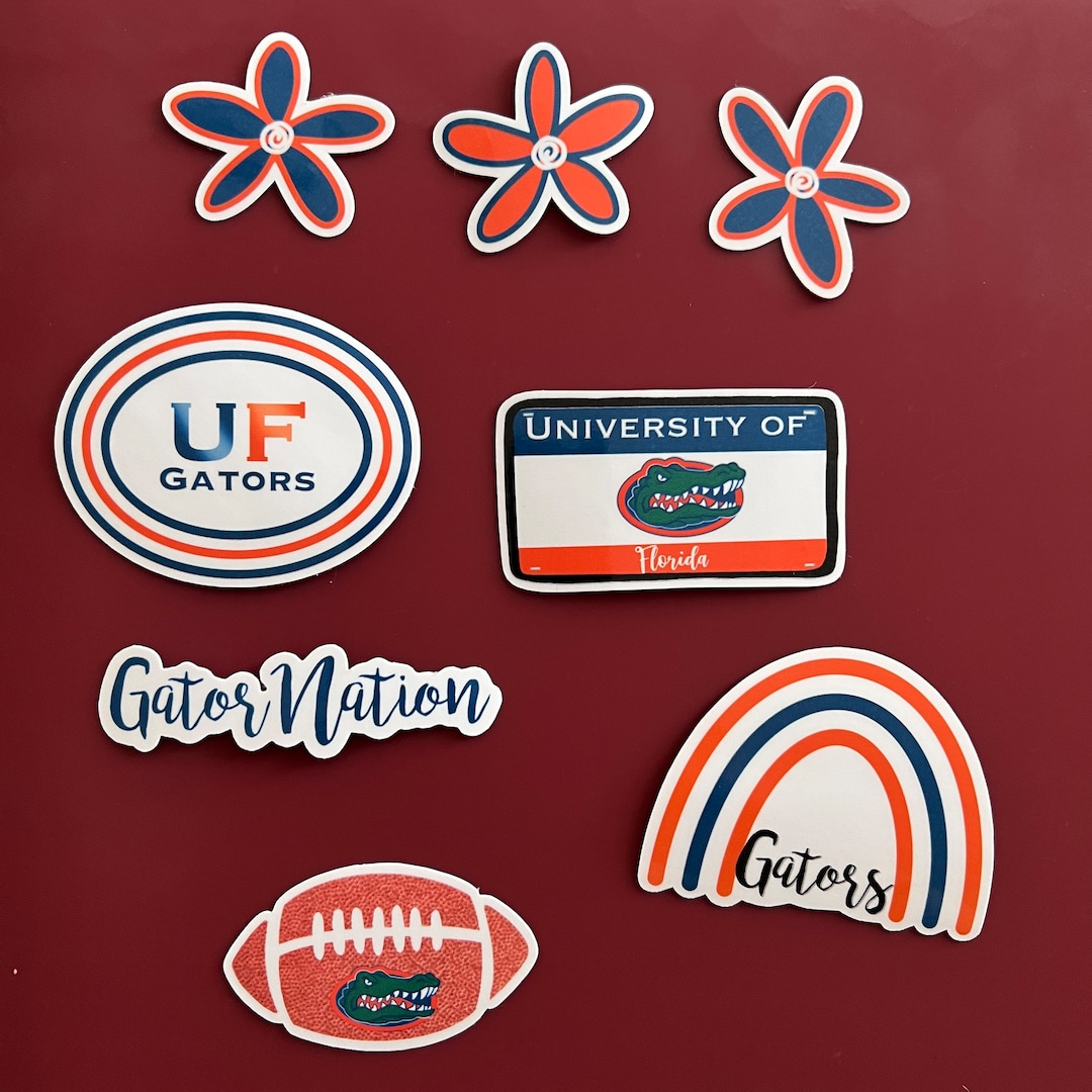 College Stickers, UF, Gators, Graduation Gift, Perfect Gift - Etsy