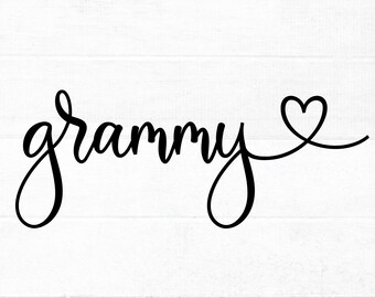 Grammy Svg Dxf Png - Etsy