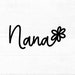 Nana SVG Cut File for Cricut and Silhouette With Flower Detail, PNG ...