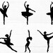 Ballet SVG Dance Bundle, Cut Files for Cricut and Silhouette Ballerina ...