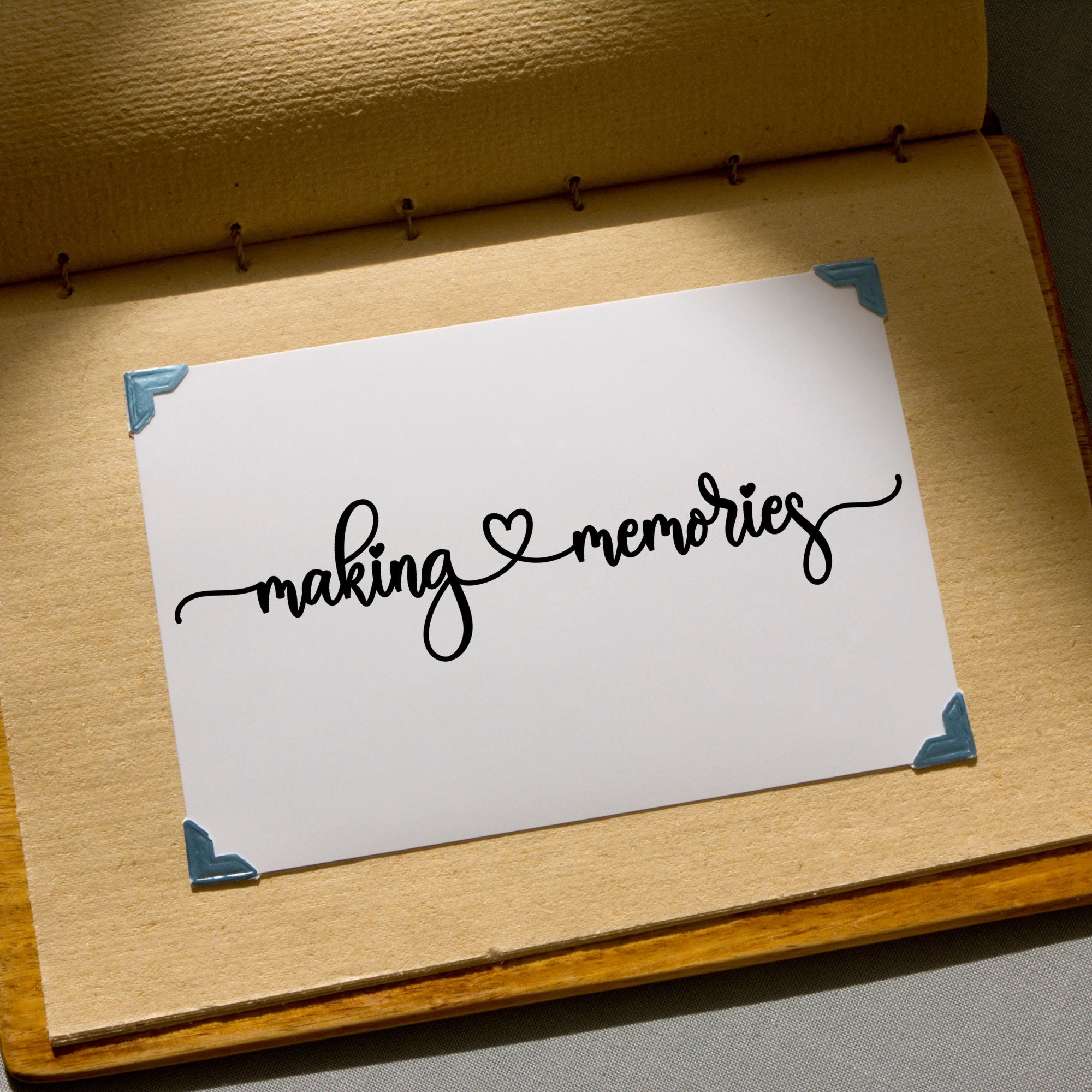 Making Memories SVG Cut File for Cricut and Silhouette, PNG, EPS, Dxf ...